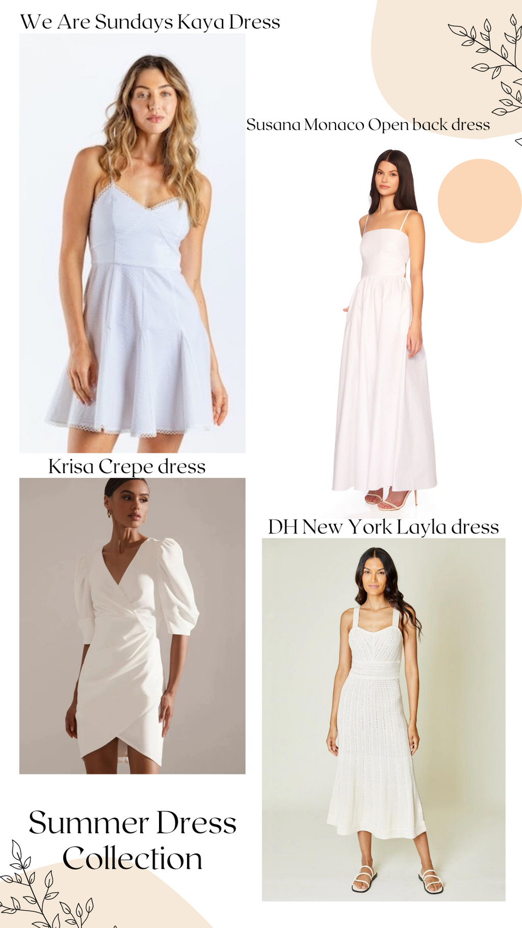 Summer White Dresses – Sable Boutique